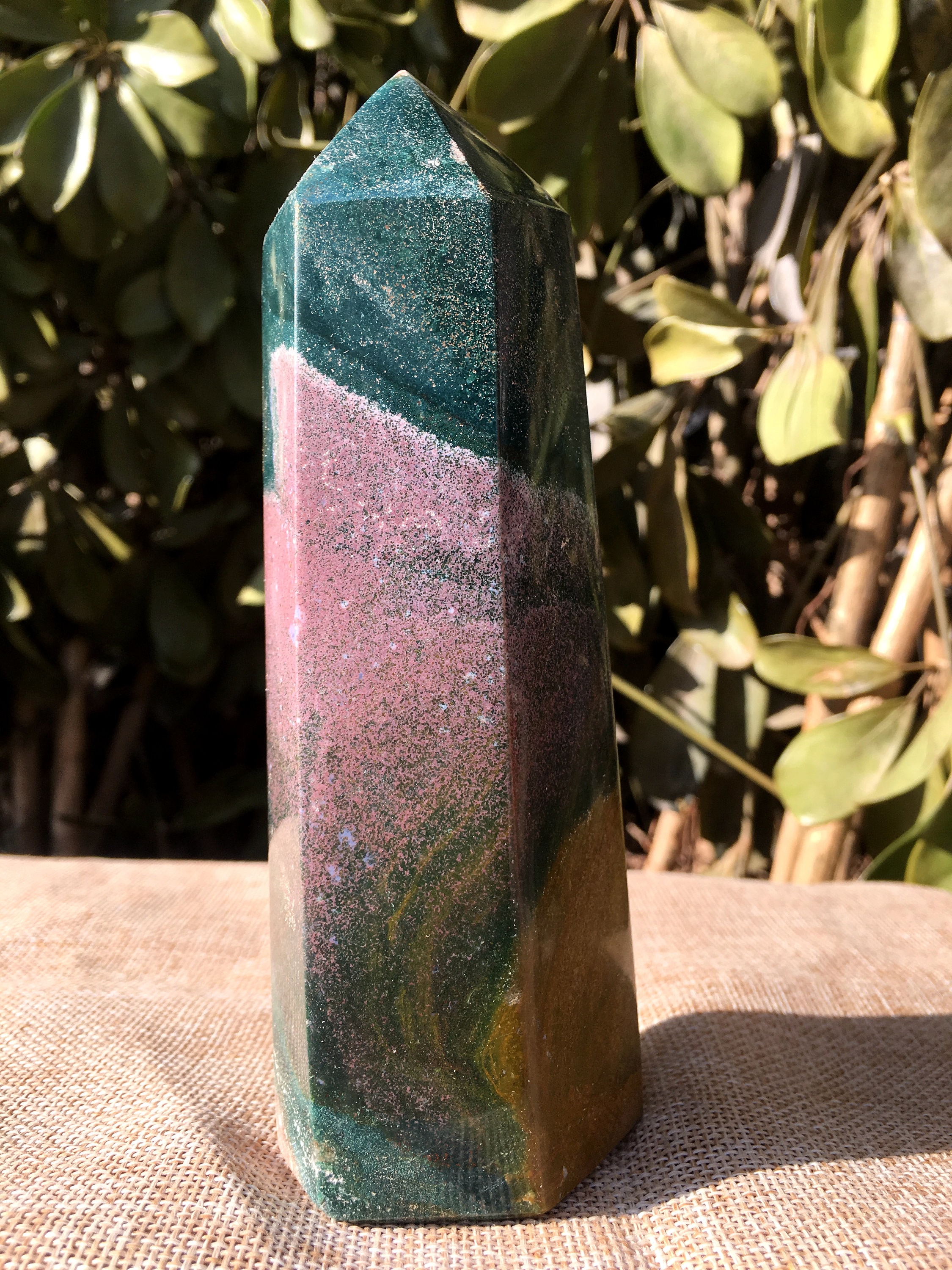 Natural Ocean Jasper Point /Natural Ocean Jasper | Etsy