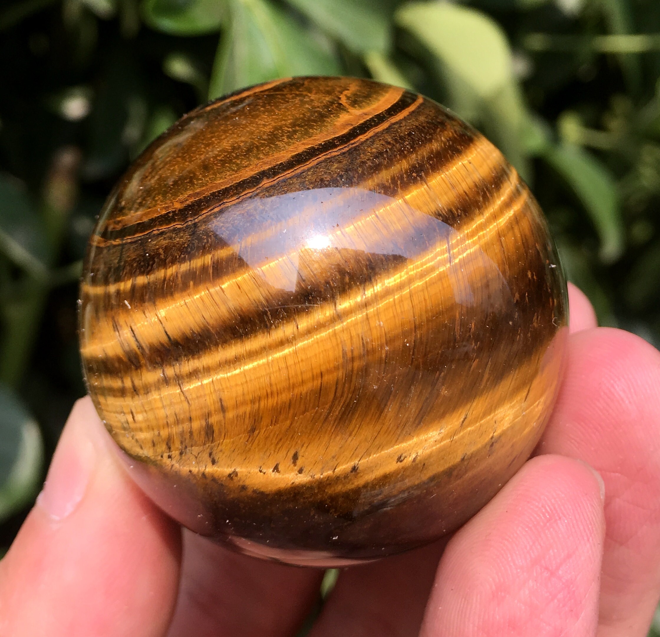 TOP Natural Tiger Eye Sphere/Quartz | Etsy