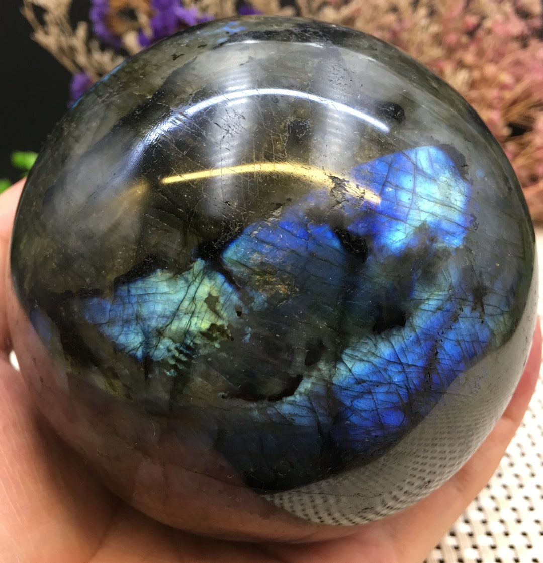 Extra Large Labradorite Sphere/labradorite Ball/shiny Polished ...