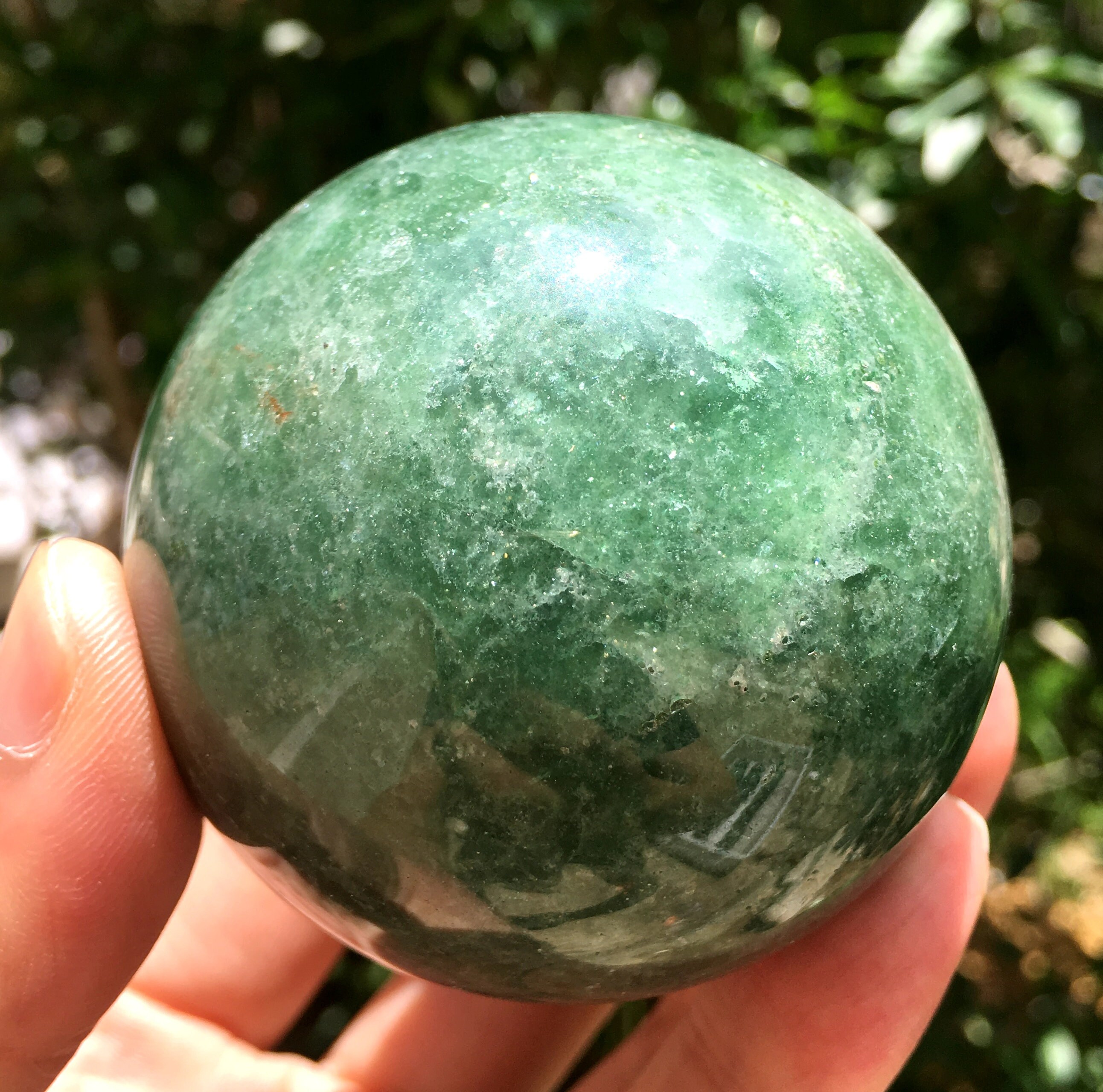 Natural Extra Large green strawberry quartz Crystal Quartz | Etsy