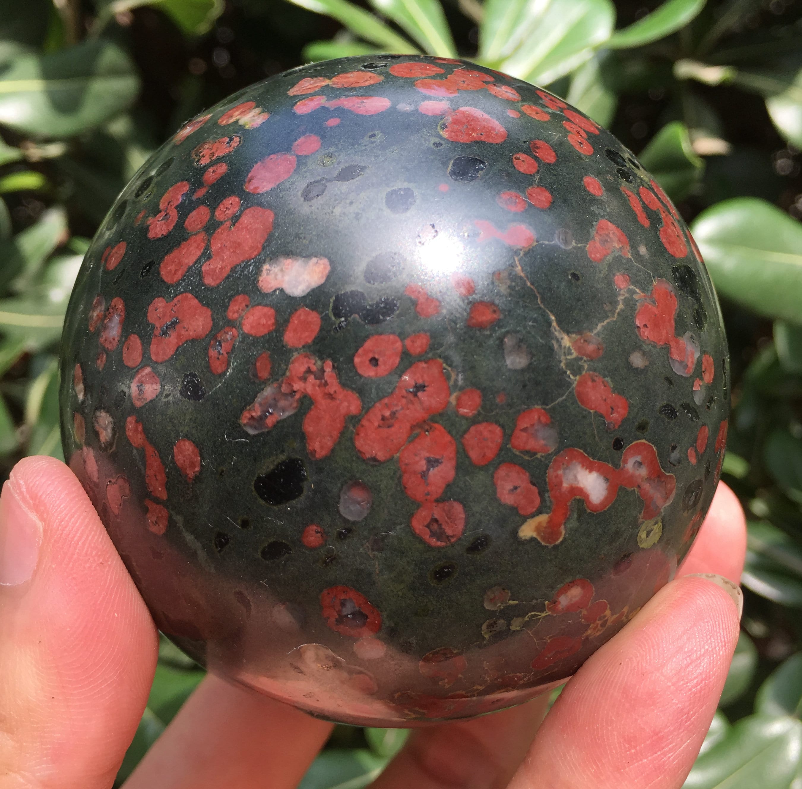 Natural Large Plum stone Sphere/Scenic Quartz | Etsy