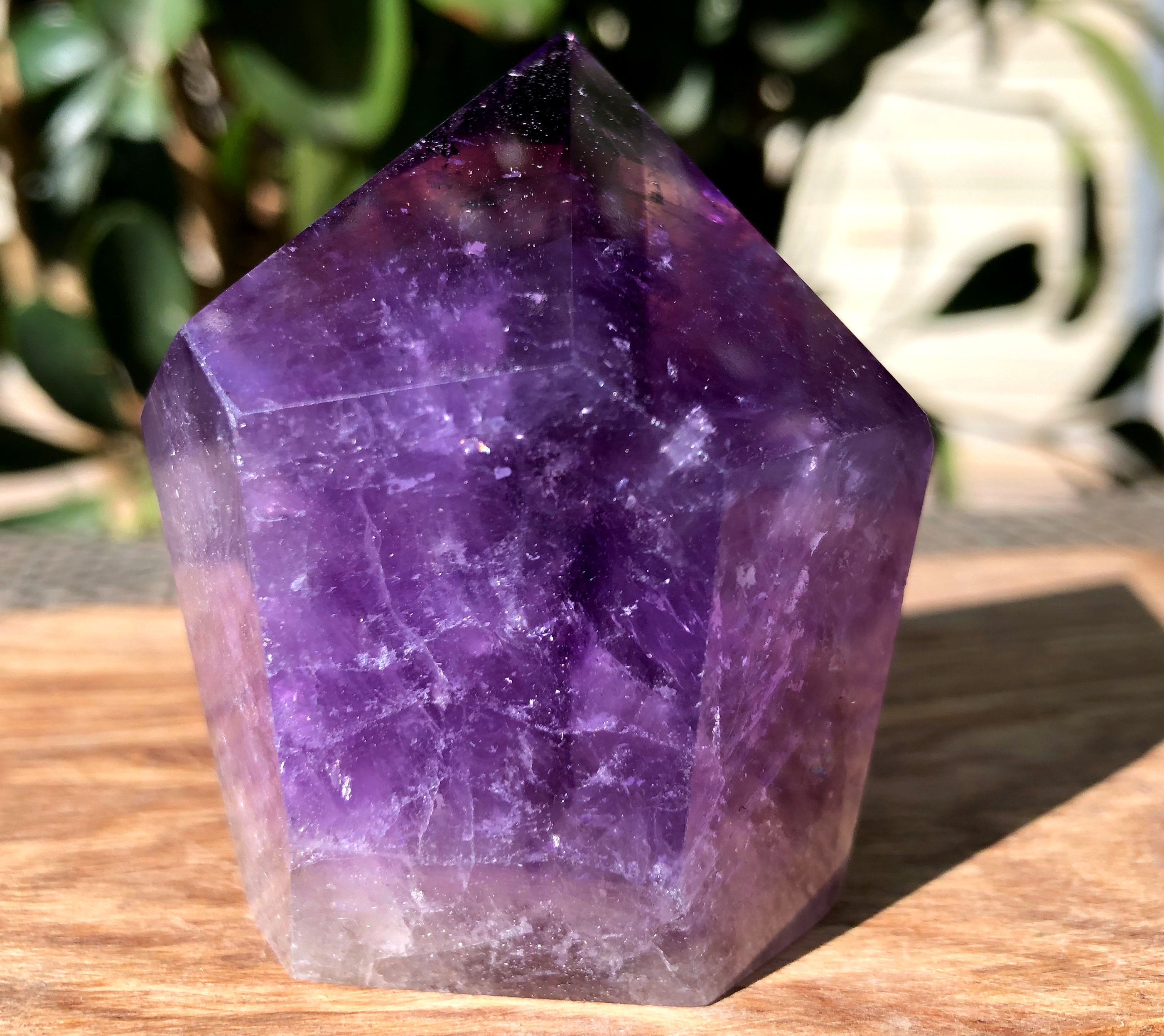 High Quality Natural Amethyst Polished Point/Amethyst | Etsy