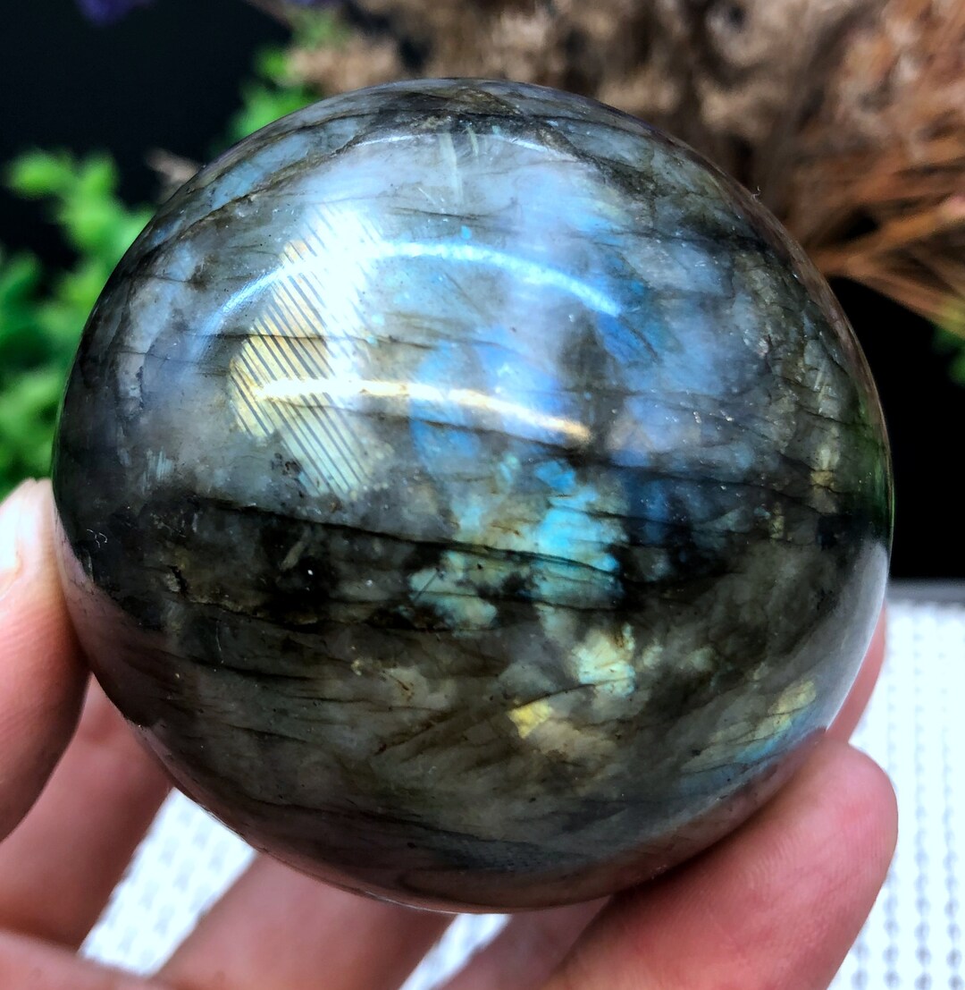 Extra Large Labradorite Sphere/labradorite Ball/shiny Polished ...