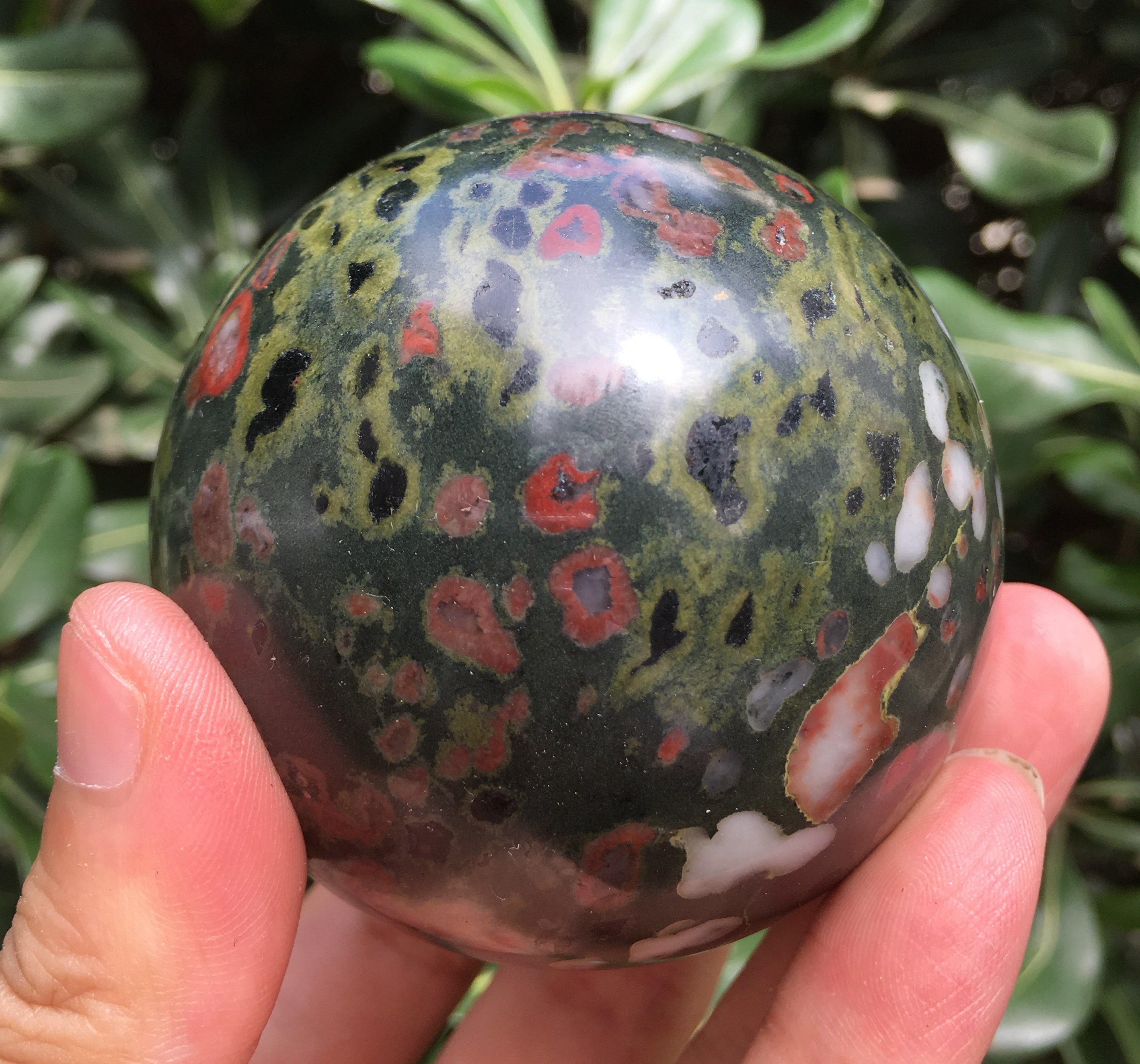 Natural Large Plum stone Sphere/Scenic Quartz | Etsy