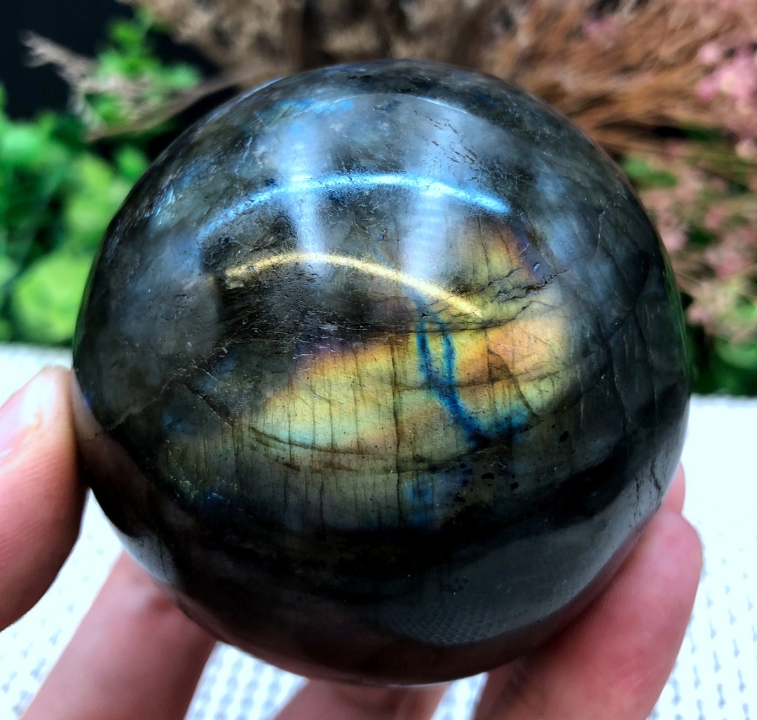 Extra Large Labradorite Sphere/labradorite Ball/shiny Polished ...