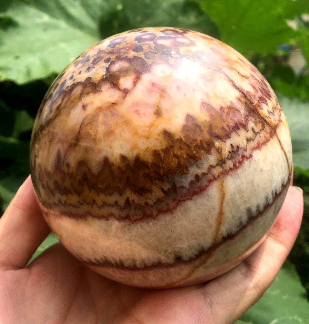 Large Natural Pork Stone Crystal Quartz Ball/pork Stone Sphere/crystal ...