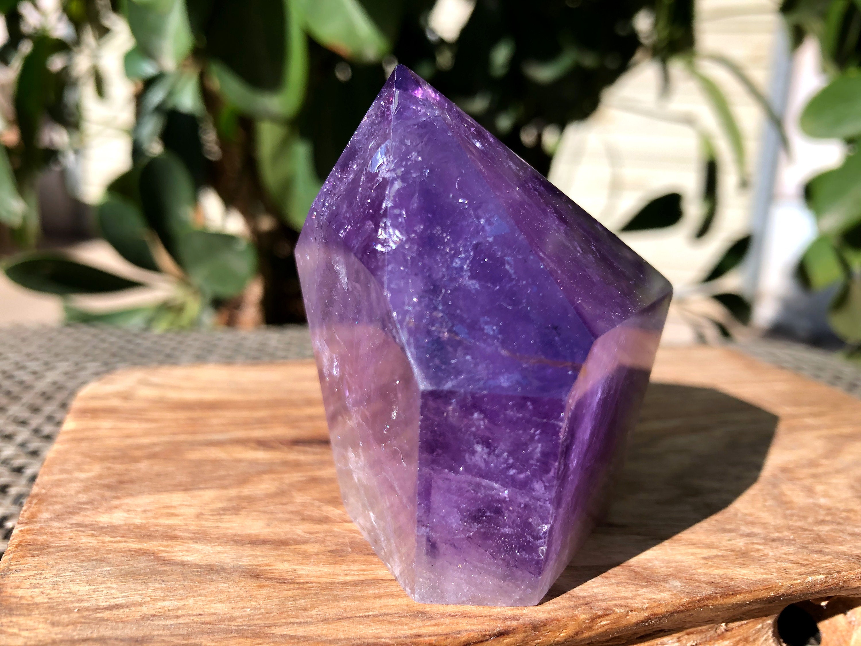 High Quality Natural Amethyst Polished Point/amethyst Tower/purple ...