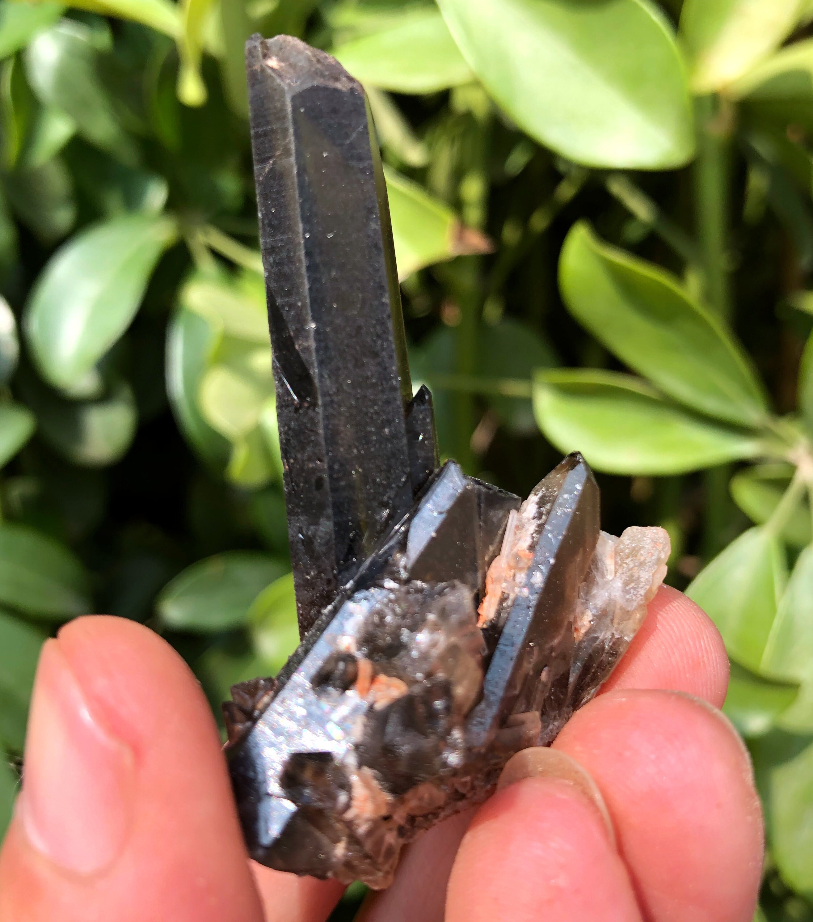 Top Large Raw black Crystal Cluster/Black Quartz | Etsy