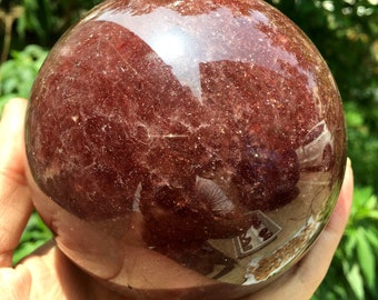 Red Quartz Sphere - Etsy