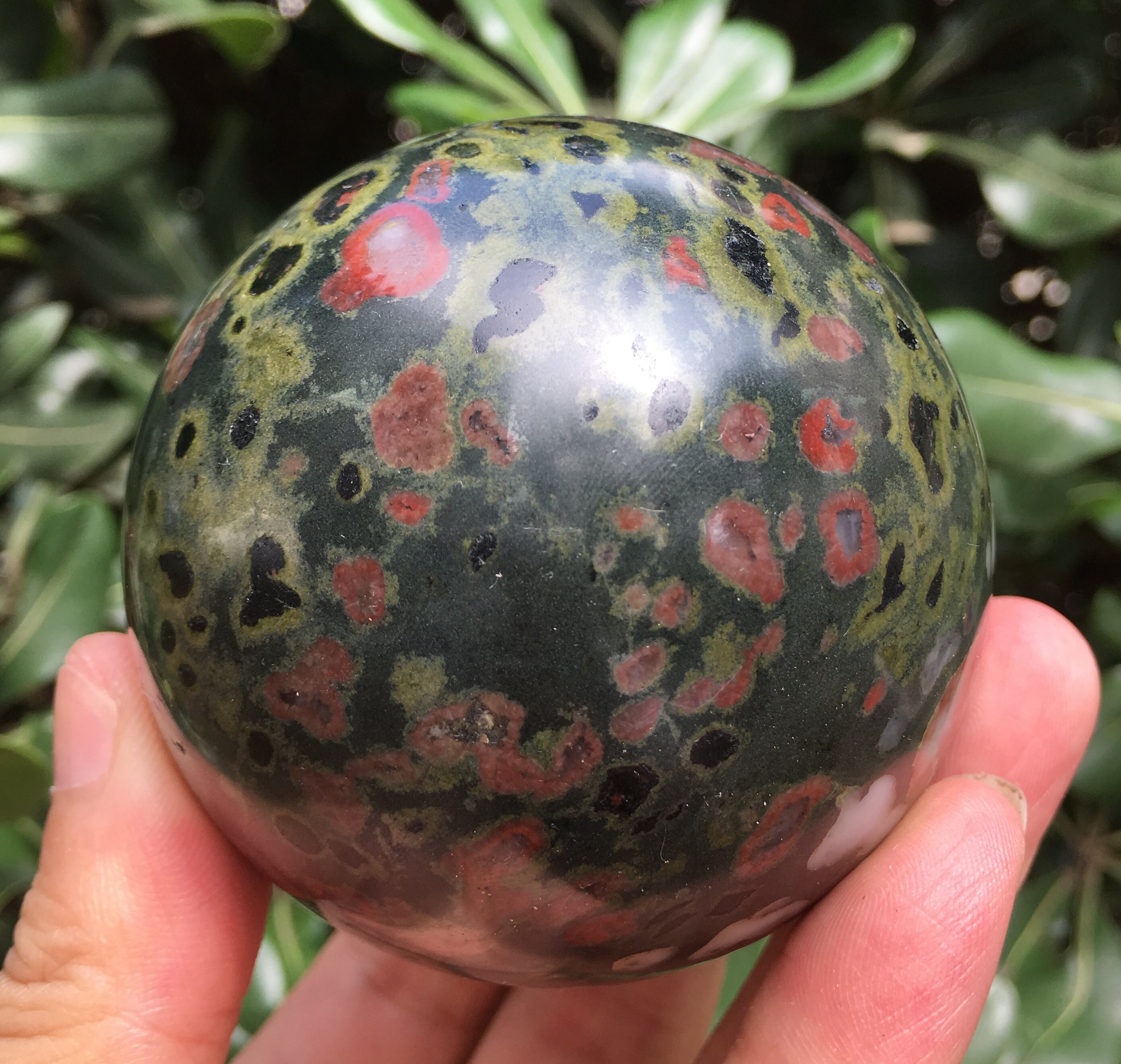 Natural Large Plum stone Sphere/Scenic Quartz | Etsy