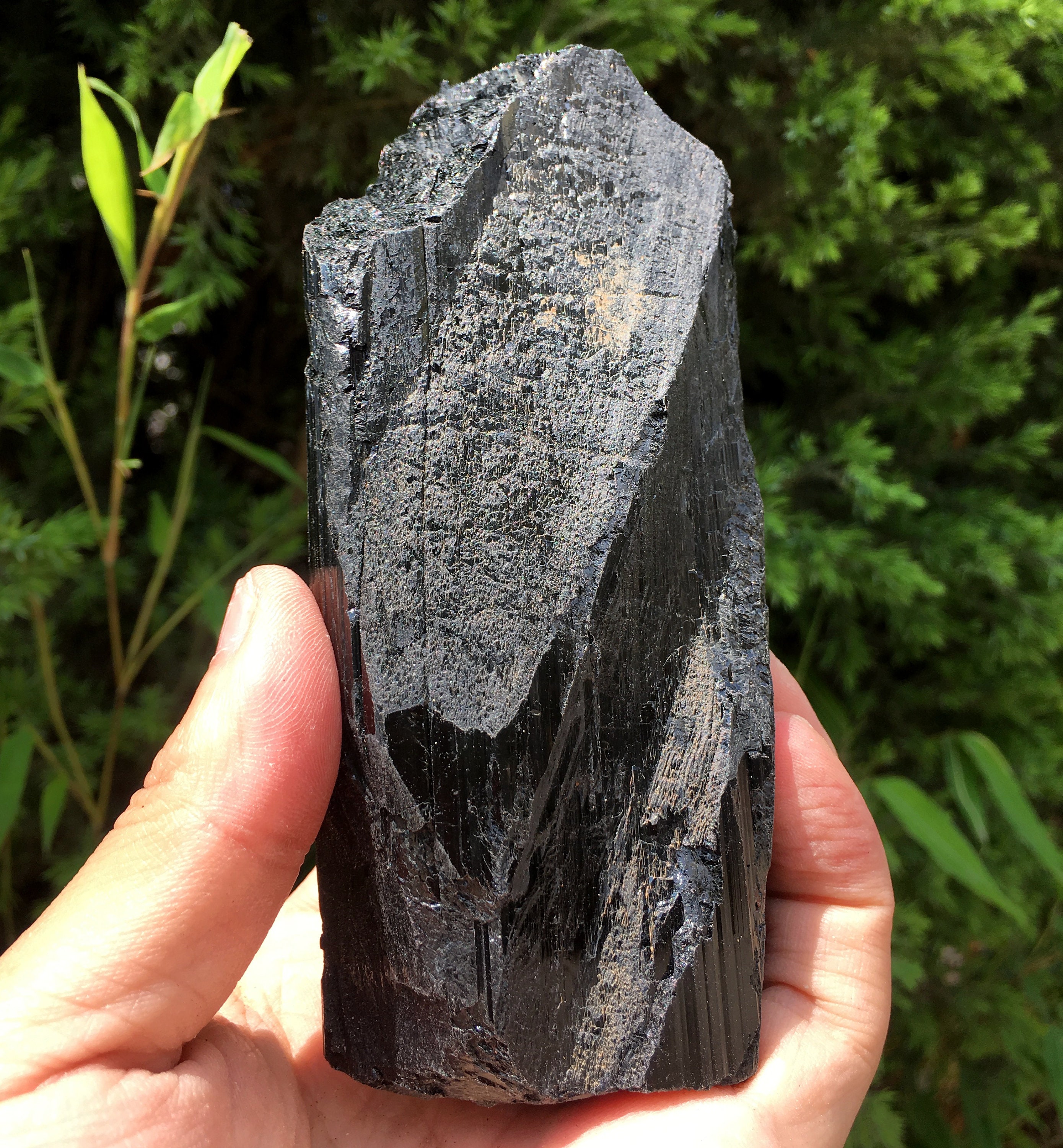 Top Quality Raw Large Natural Raw Black Tourmaline Stone/rough Black ...