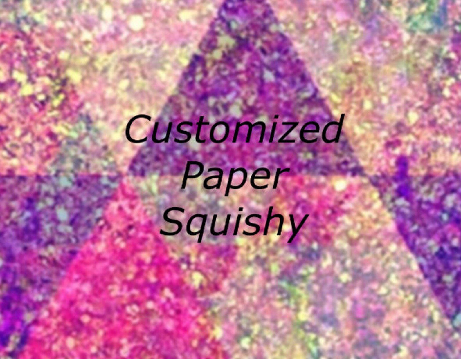 Customized paper squishy | Etsy