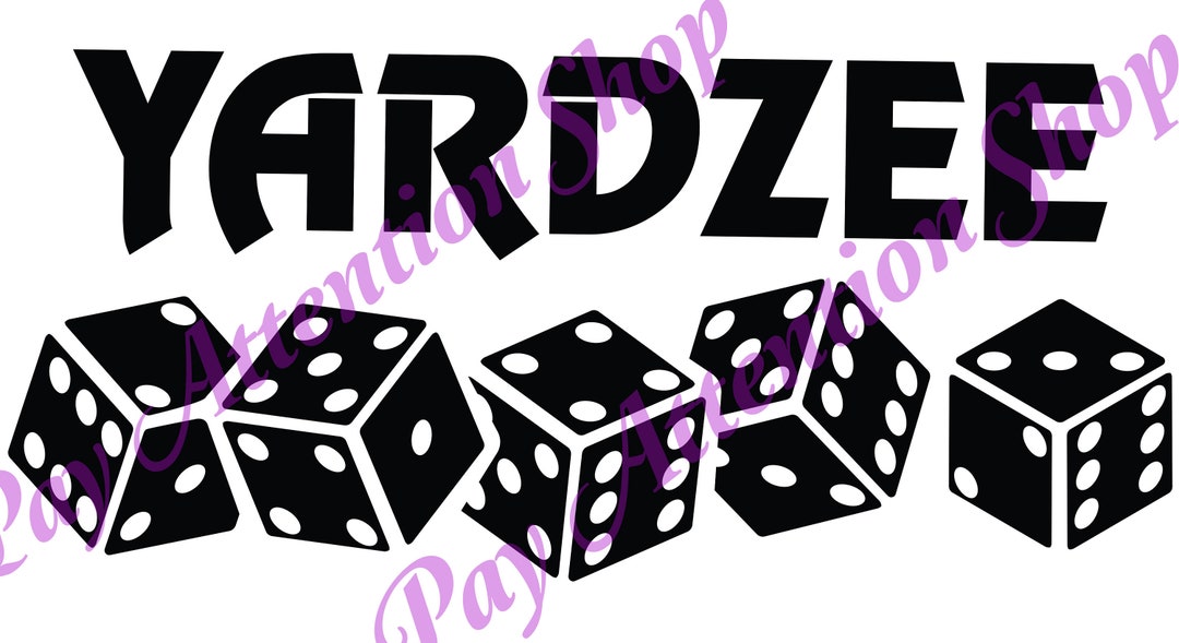 Yardzee Game Logo & Editable Score Card SVG/PDF - Etsy