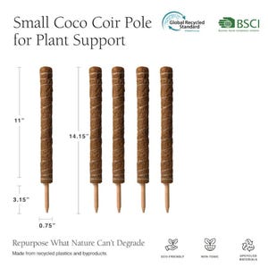 Moss Pole | Coco Coir Pole for Plant Support | Indoor Plant Trellis ...