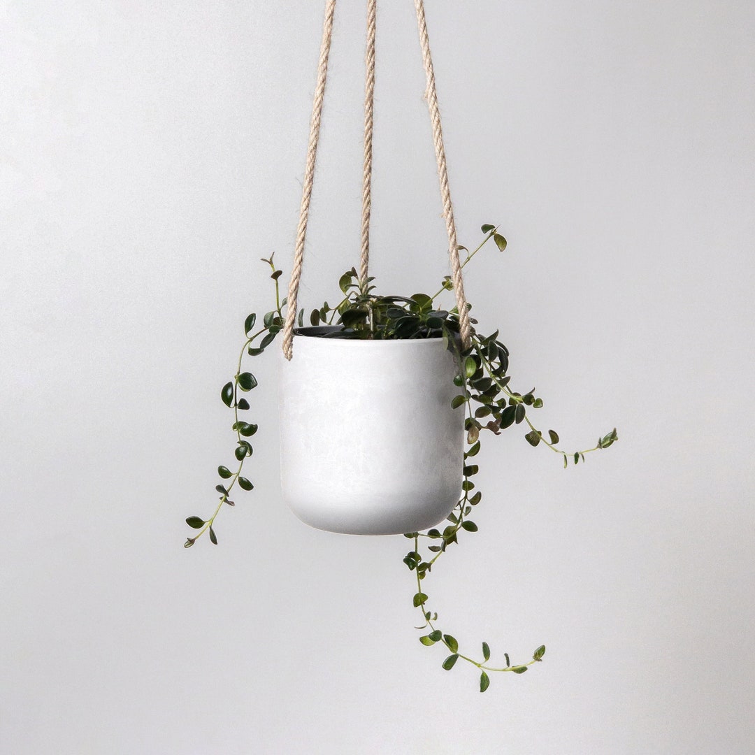 4 Hanging Planter Pot With Drainage Hole & Plug Small - Etsy