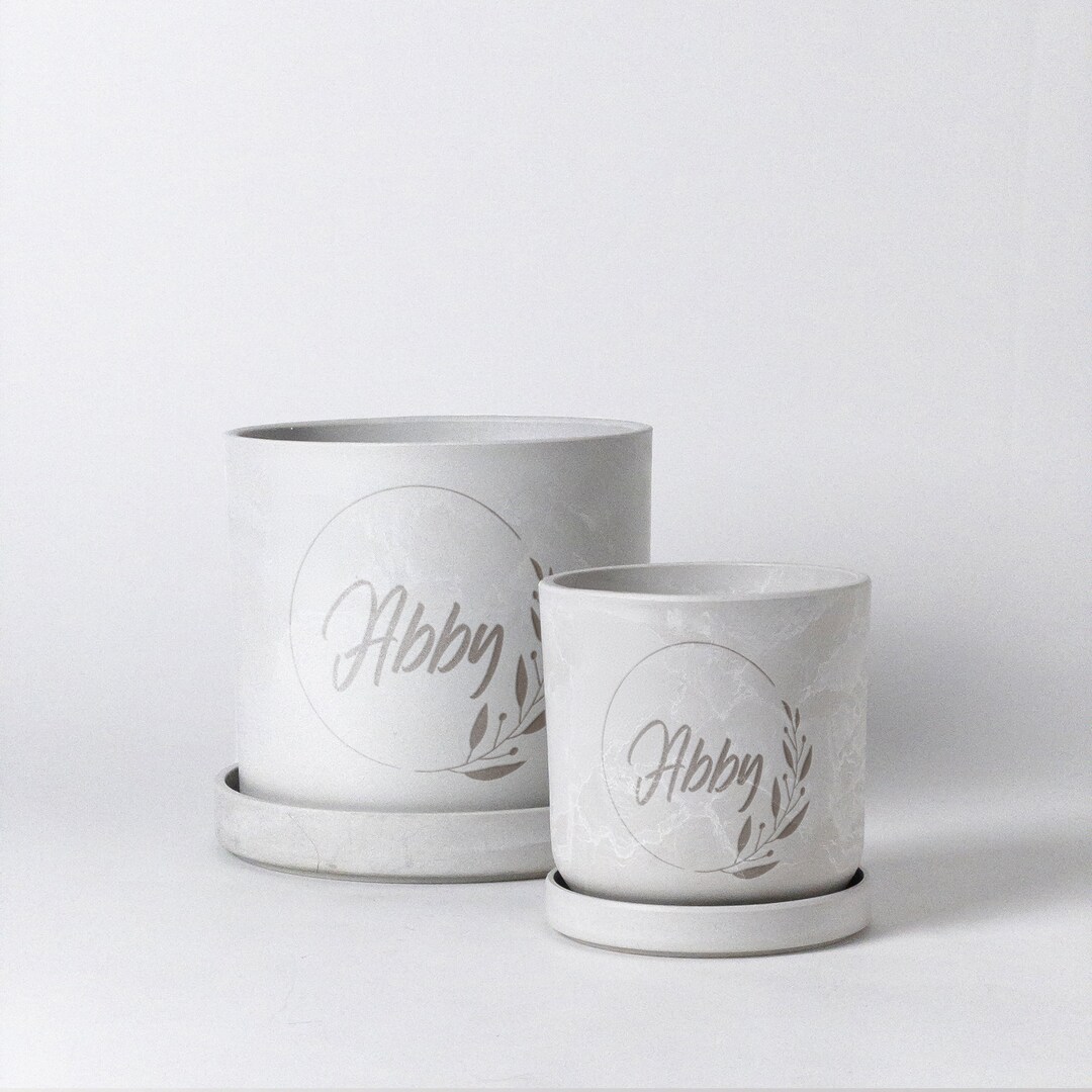 Personalized Name Planter Pot | Custom Name Pot | Planter Pot With ...