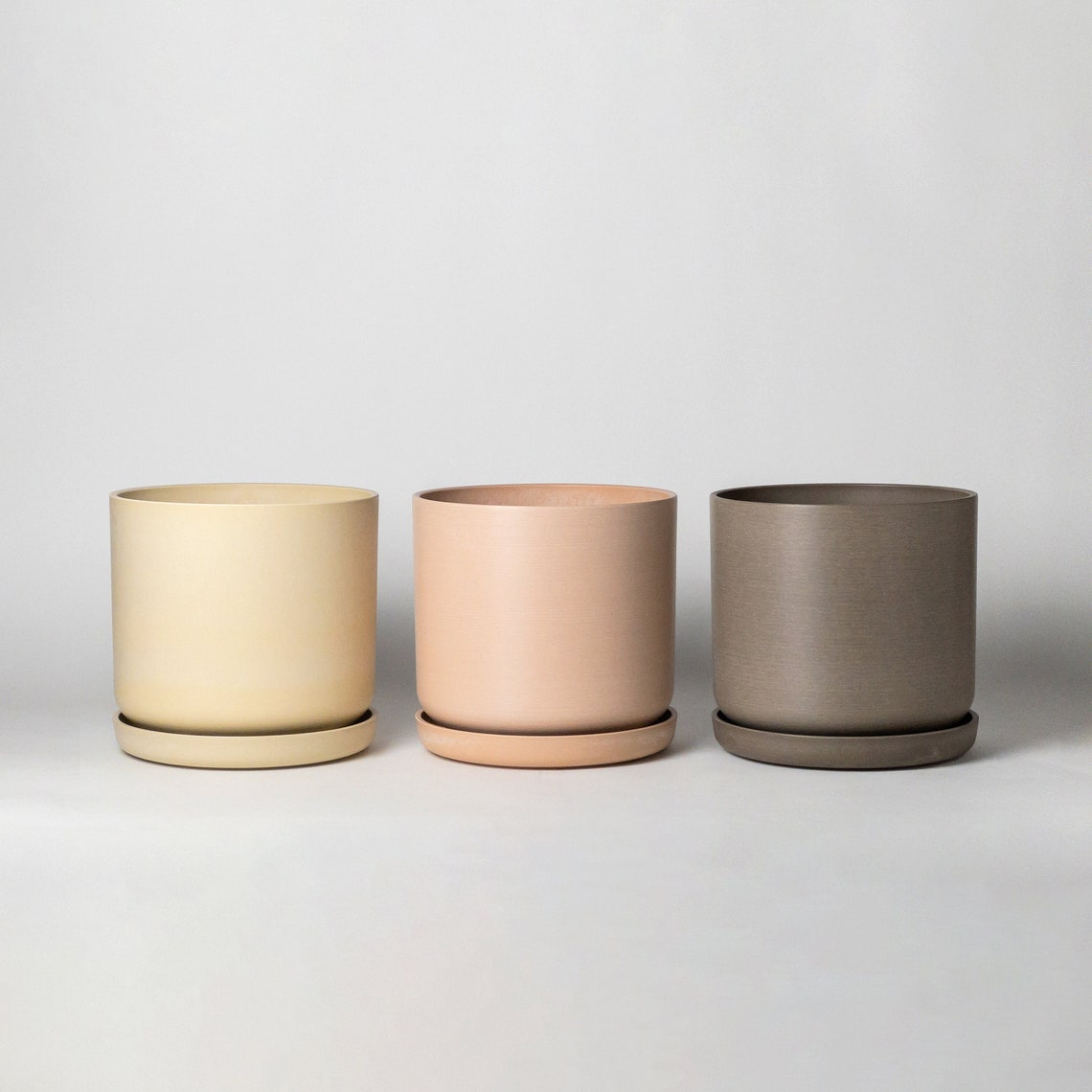 9 Planter Pot With Saucer Drainage Hole & Plug Modern - Etsy Canada
