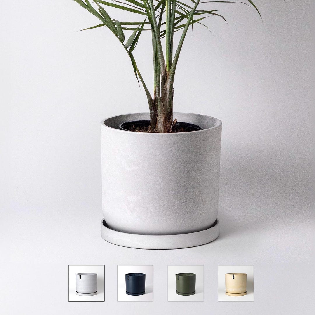 12 Inch Planter Pot | Large Planter Pot With Drainage | Indoor Plant ...