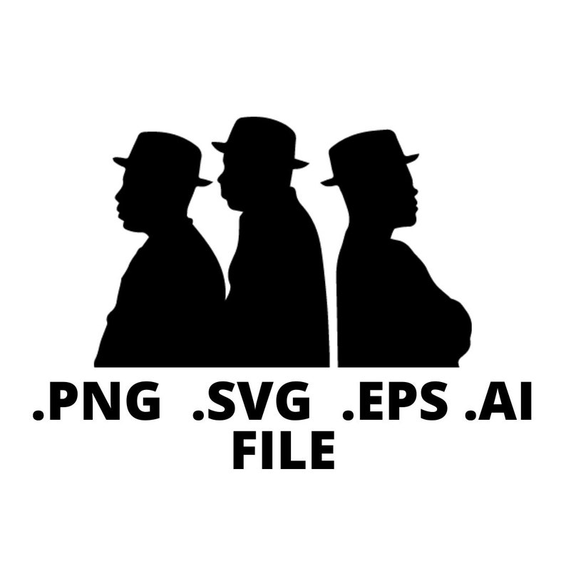 Run Dmc 80s Rap Hip Hop 1980s Rap Music SVG Ai EPS PNG Logo | Etsy