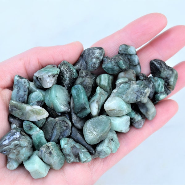 Tumbled Emerald - Etsy
