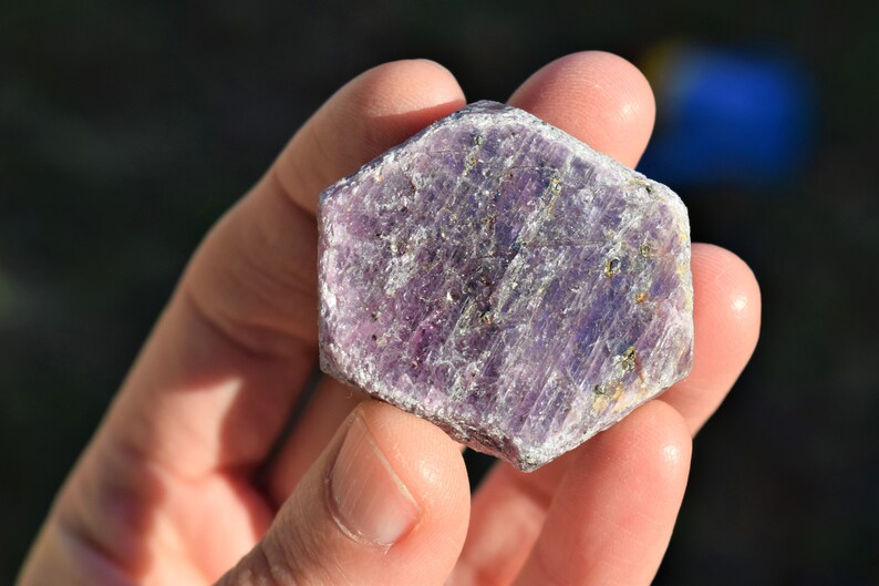 1-2 Ruby Corundum Natural Rough raw Hexagons india - Etsy