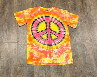 Tie Dye Peace Sign - Etsy
