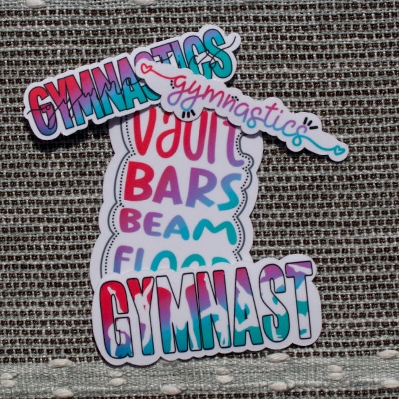 Gymnastics Decals - Etsy
