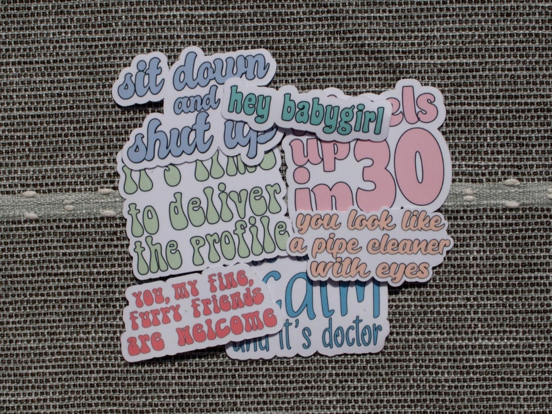 Criminal Minds Quote Sticker: Water Resistant Vinyl Stickers - Etsy