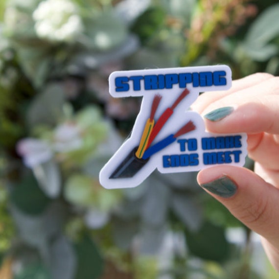 Electrician Sticker Pack Waterproof Stickers Sticker Pack - Etsy