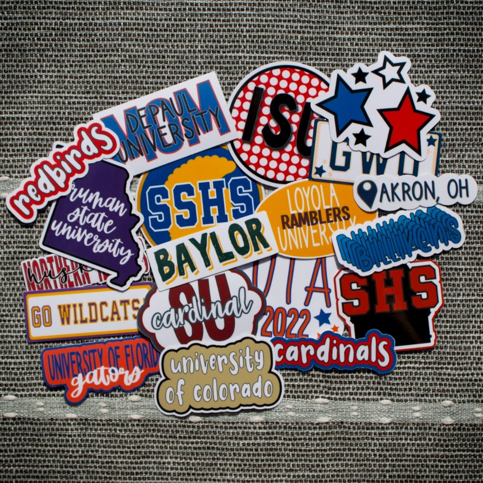 Custom School Stickers College Stickers Waterproof - Etsy