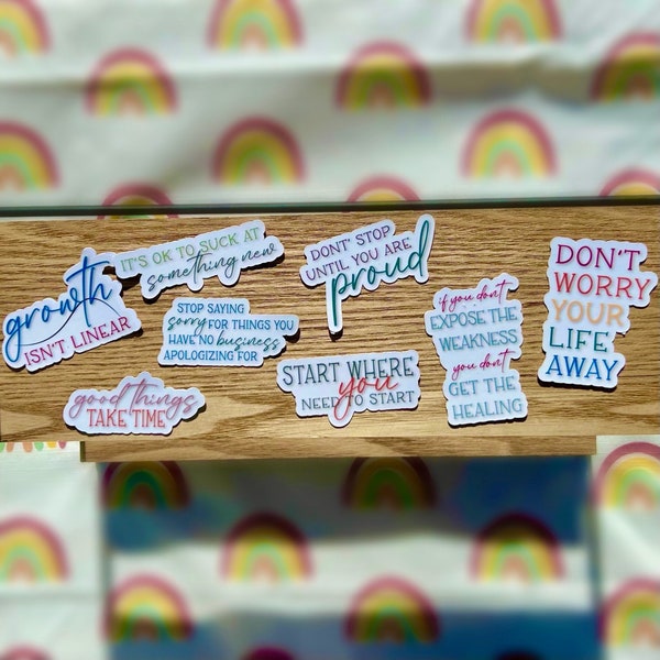Quote Stickers - Etsy