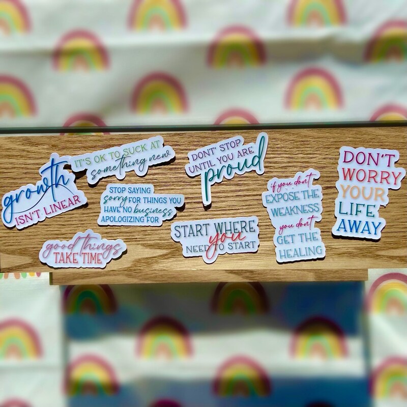 Quote Stickers - Etsy