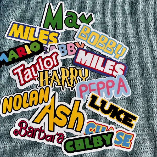 Spongebob Name Tag - Etsy