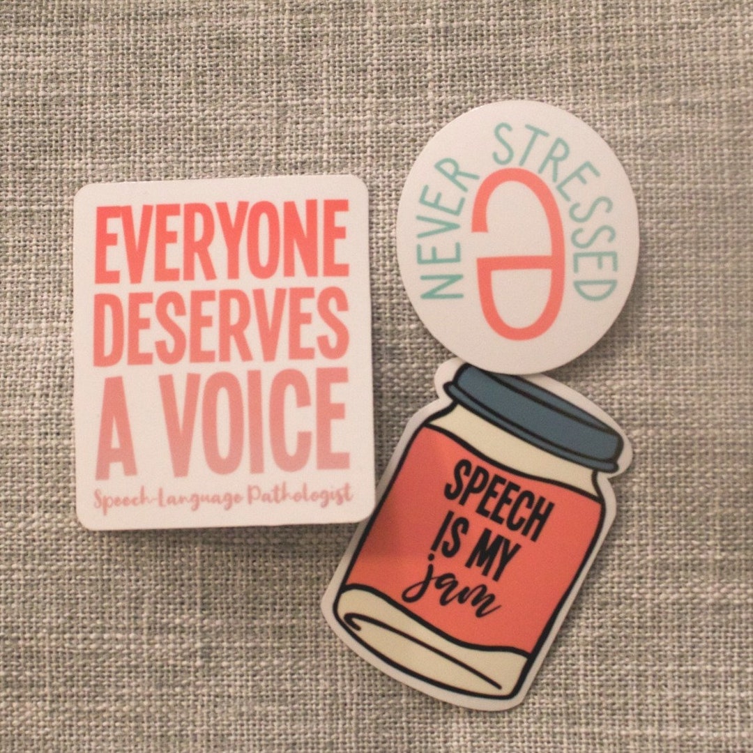 Speech Language Pathologist (SLP) Stickers • Water Resistant Stickers ...