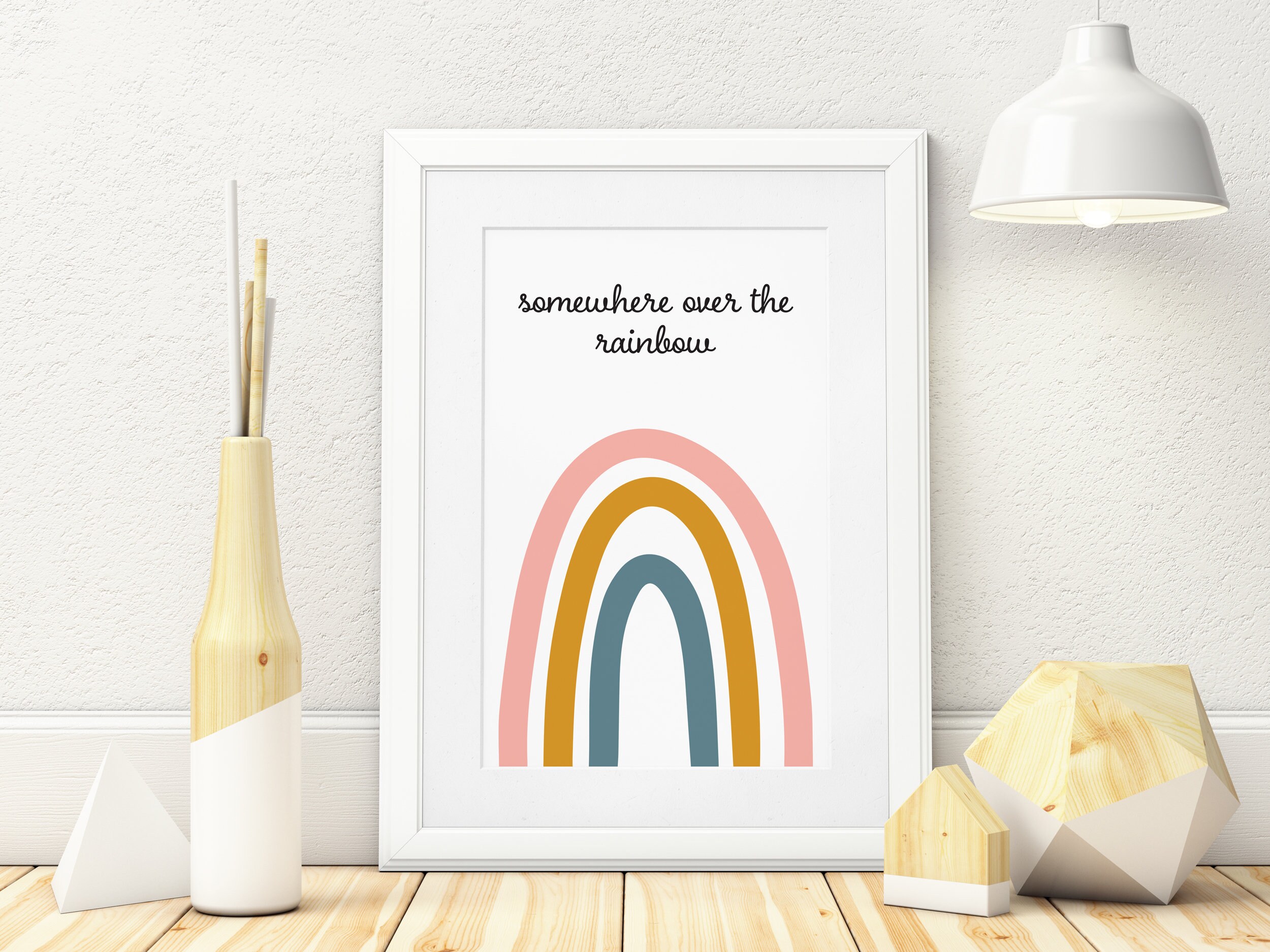 Somewhere Over the Rainbow Printable Wall Decor - Song Printables ...