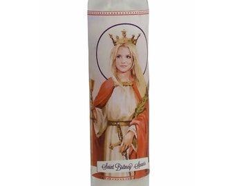 SAINT BRITNEY Spears Prayer Candle Gift - Etsy