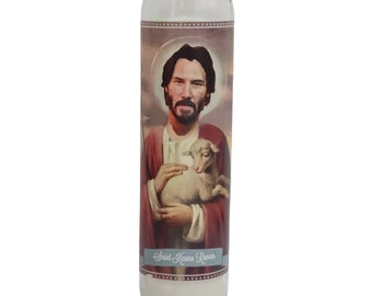 Saint Keanu Reeves Prayer Candle - Etsy