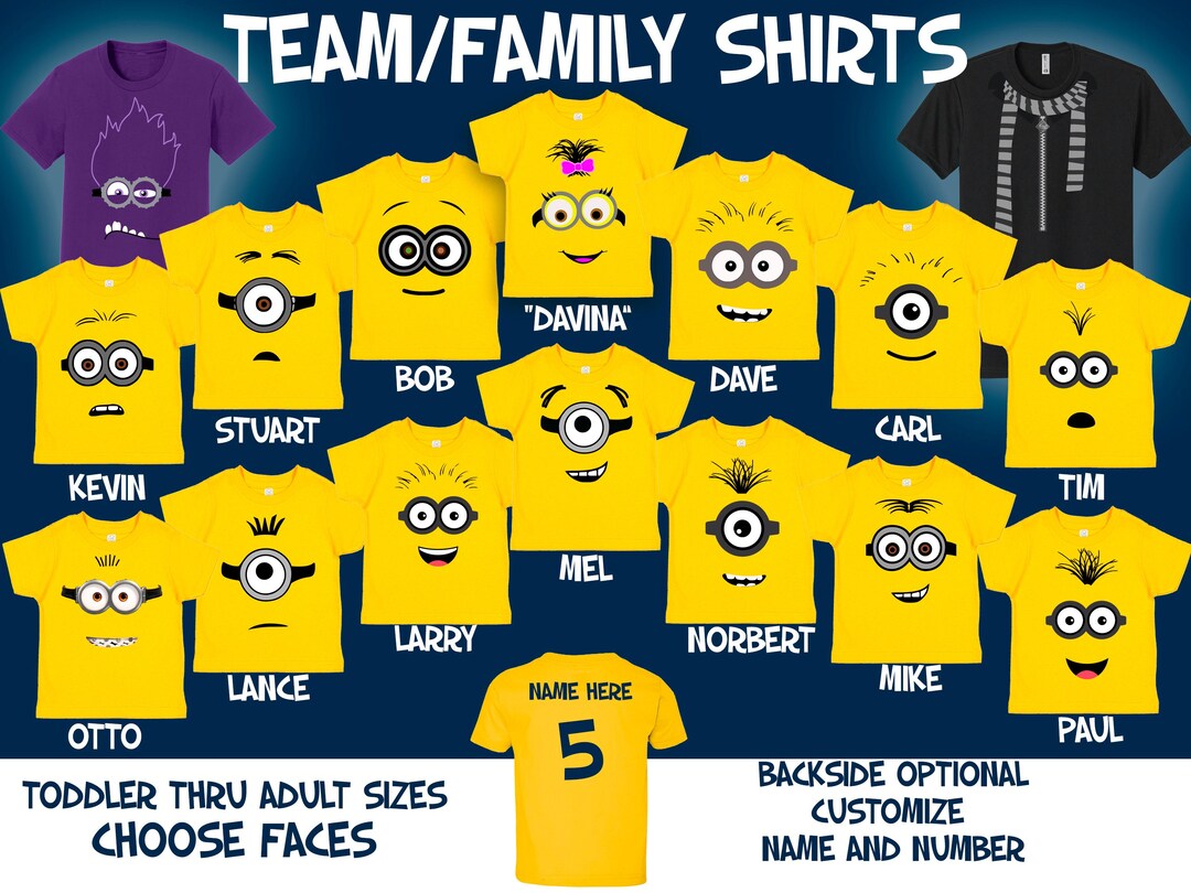 Discount 12-pack Team Shirts, Family Vacation Shirts, Halloween Costume ...