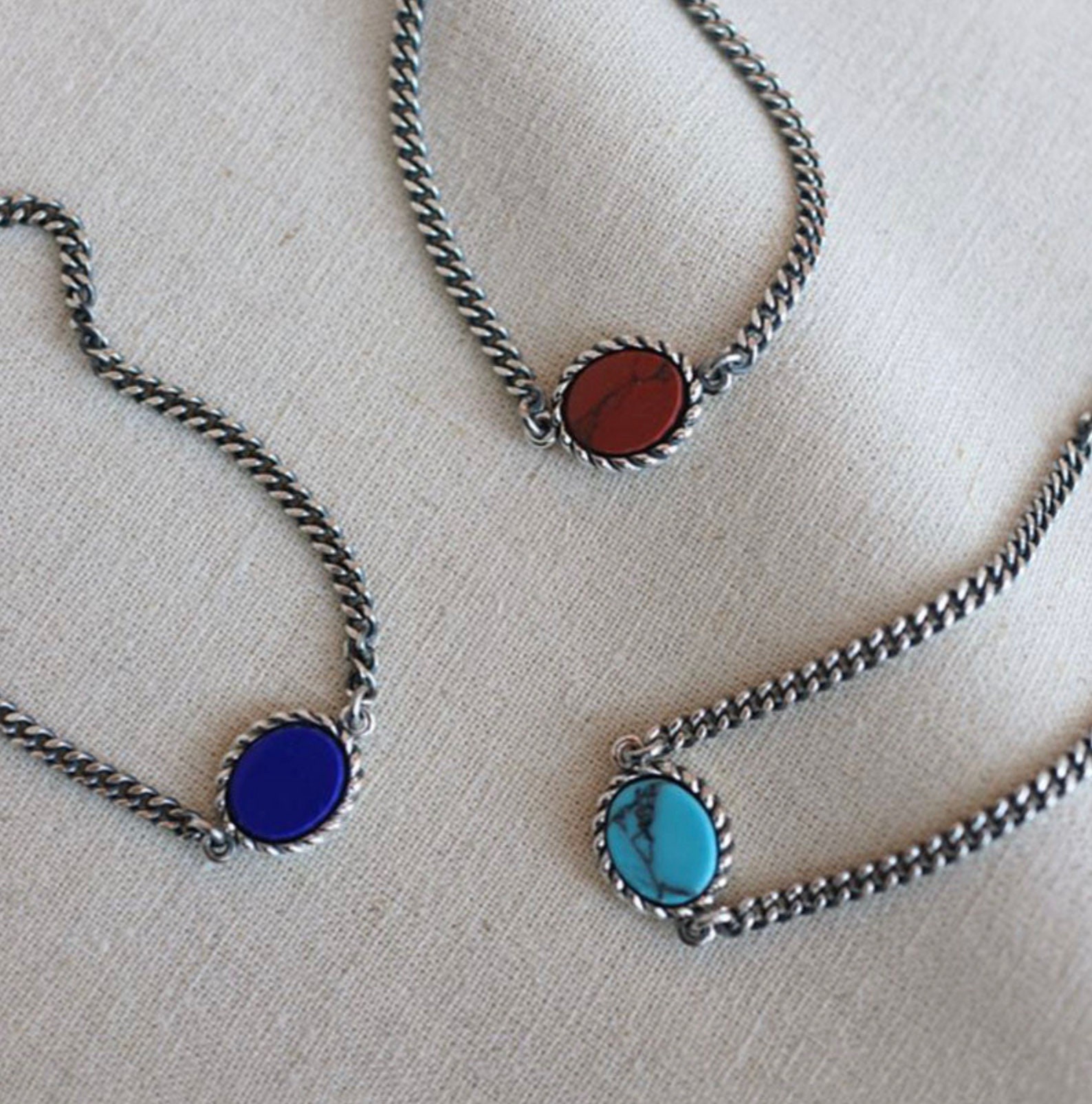 925 Sterling Silver Ellipse Oval Shape Gemstone Pendant - Etsy