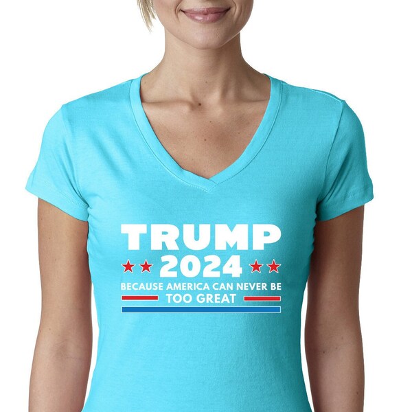 Womens Trump V Neck Shirt Etsy