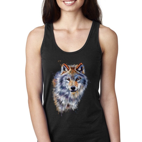 Wolf Tank Top - Etsy