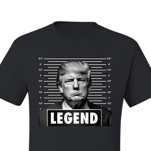 Trump Legend Mugshot - Etsy