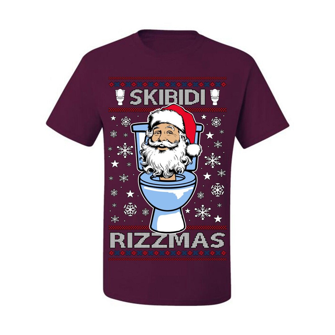 Skibidi Rizzmas Funny Toilet Video Viral Brain Rot Meme, Gen Z Alpha ...