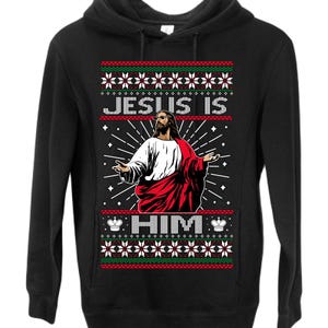 Jesus is Him Funny Gen Z Viral Meme Shades, Religious Christ Christian ...