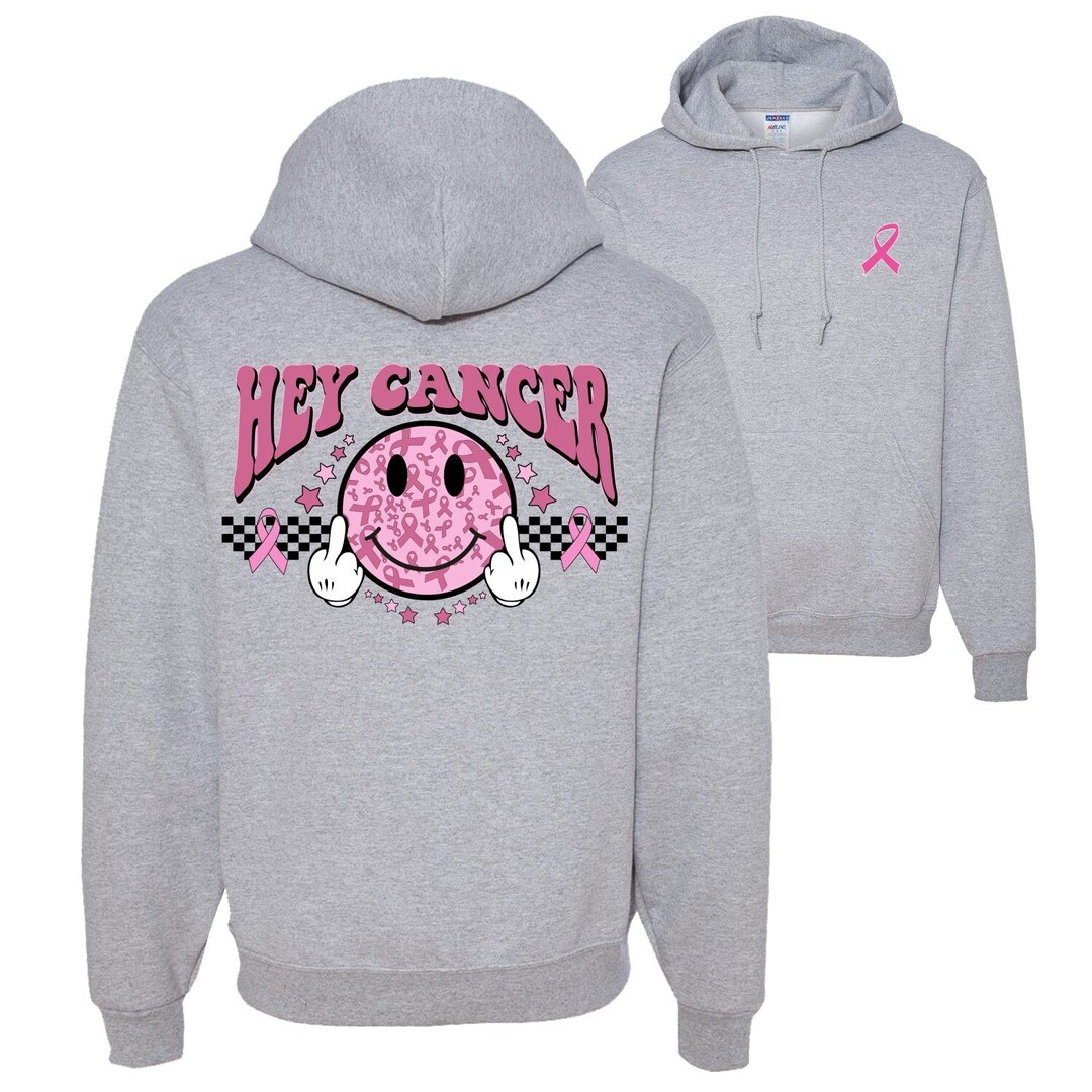 Hey Cancer Middle Finger Cancer Support Gift Breast Cancer - Etsy