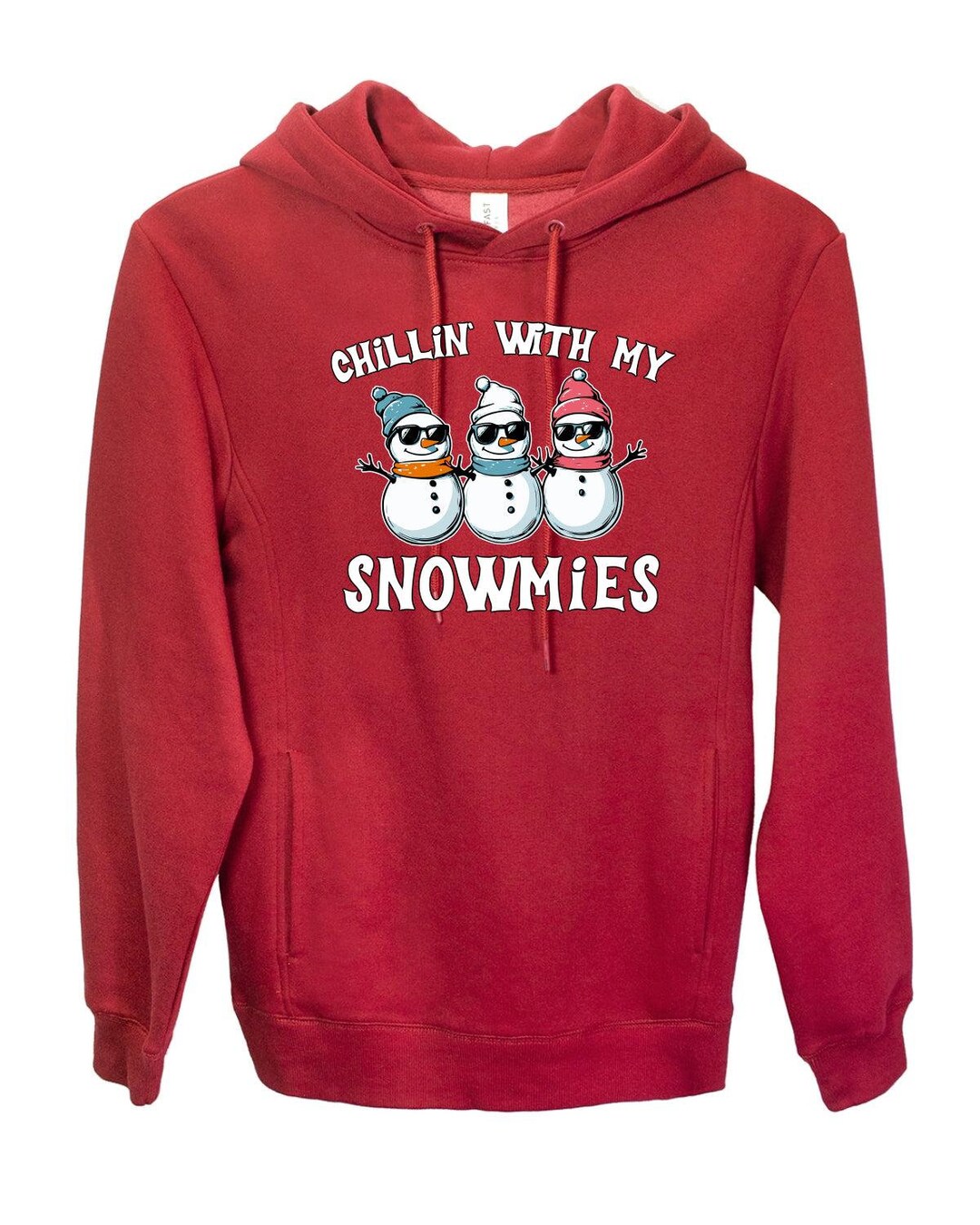 Chillin With My Snowmies, Funny Cute Snow Man Winter Holiday Snowman ...