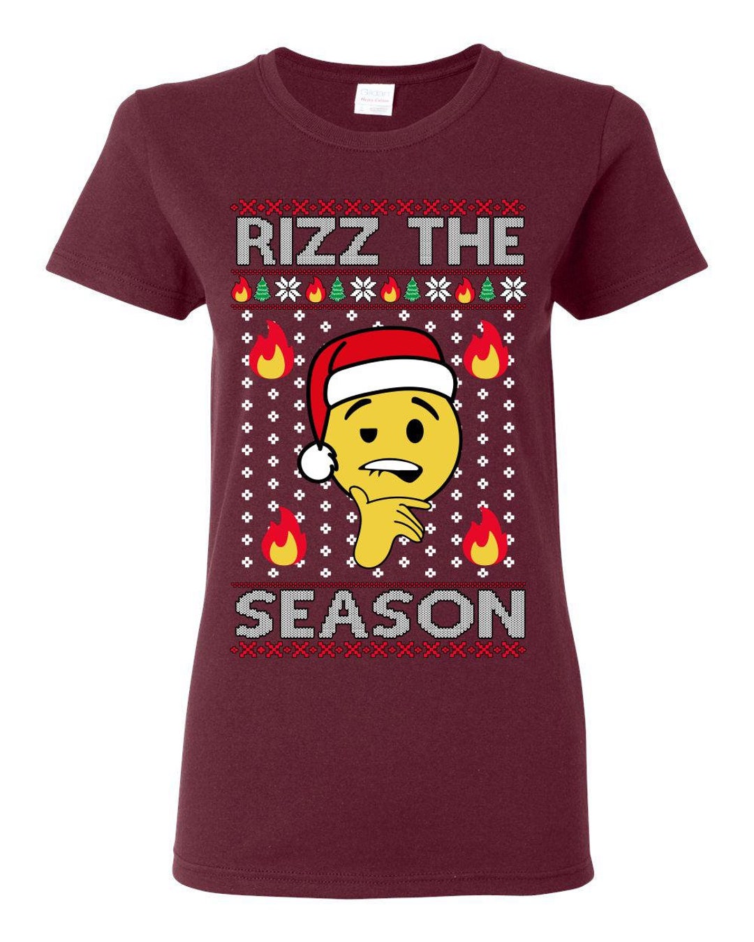 Rizz the Season, Viral Internet Fire Emoji Face Meme Romance Slang ...