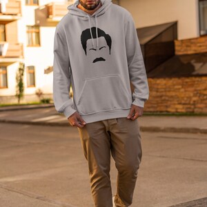 Parks and Rec Fans Ron Swanson Mustache Face Silhouette Pop Culture ...