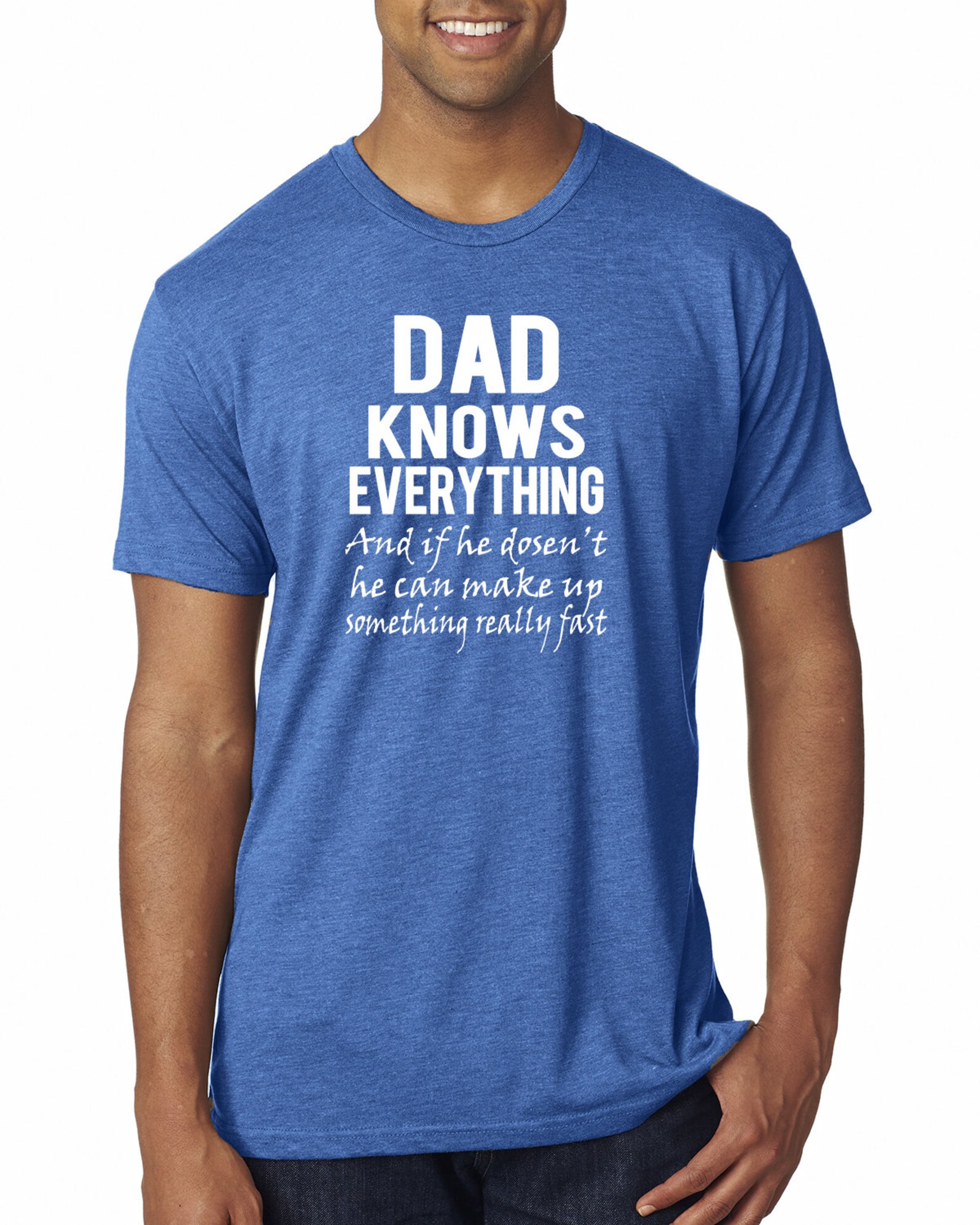 Dad Knows Everything Know It All Funny Mens Father's Day | Etsy