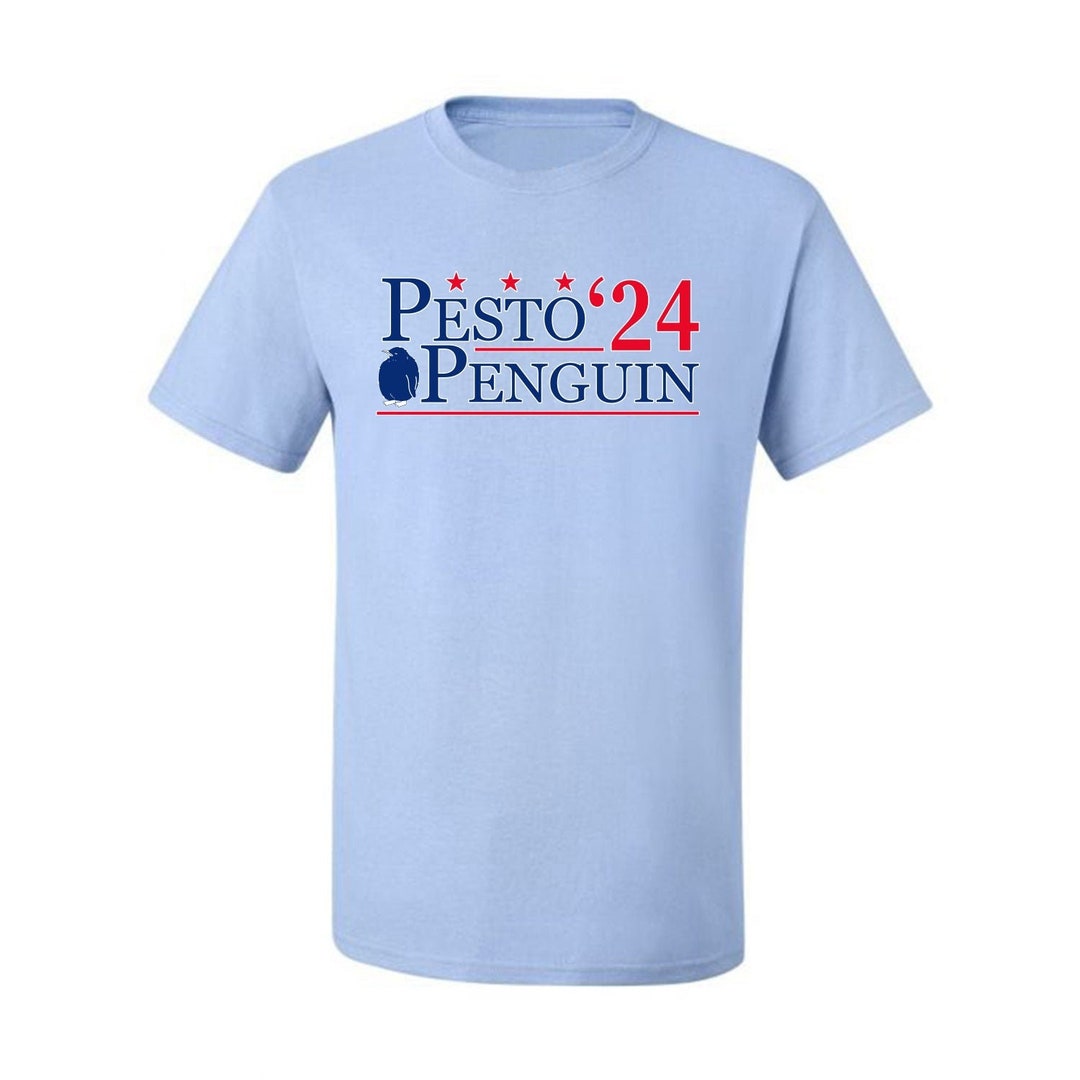 Pesto the Penguin 2024 Funny Animal Silhouette, Viral Meme Logo Parody ...